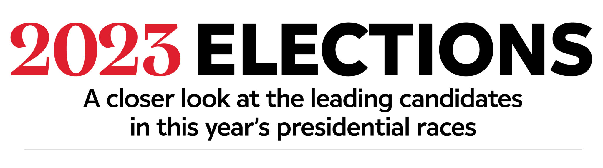 Elections 2023