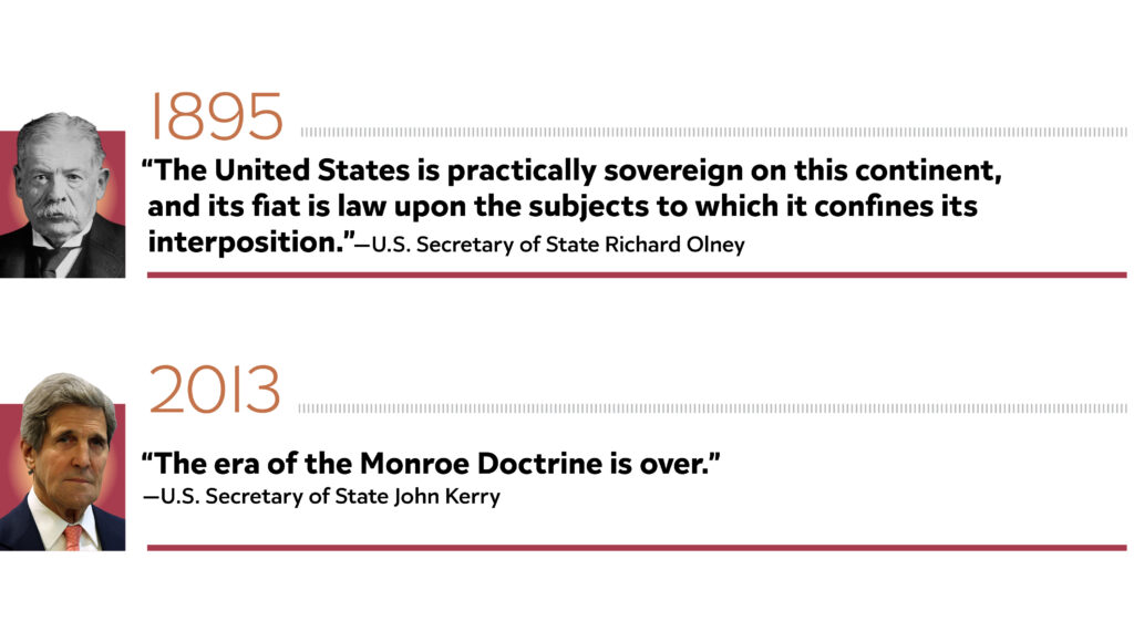 The Monroe Doctrine Turns 200. Why Won’t It Go Away?